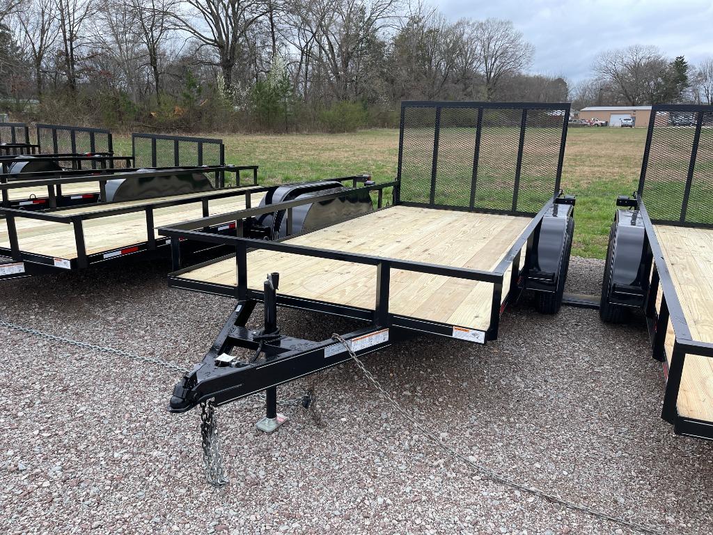 HUGHES 14' TANDEM AXLE ANGLE 4' GATE - Gillis Power Sports